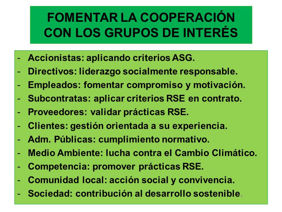 El valor compartido (VII): la cooperación - Responsablia